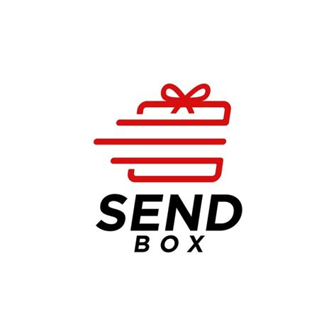 Premium Vector Send Box Delivery Service Logo Design