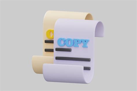 Two Scrolls With Text And Lines 3d Model Prime Access