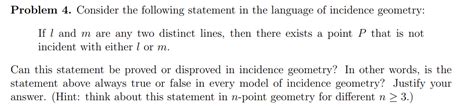 solved problem 4 consider the following statement in the