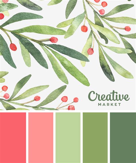 Muted Christmas Procreate Palette Procreate Color Palette My XXX Hot Girl