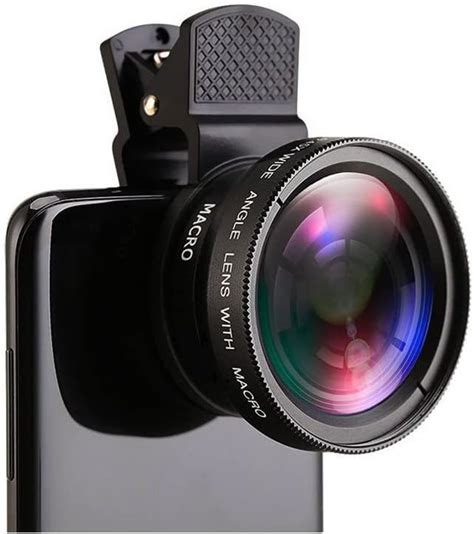 Amazon Com Mcoplus Cell Phone Camera Lens In Clip On Lens Kit Mm X Uv Super Wide