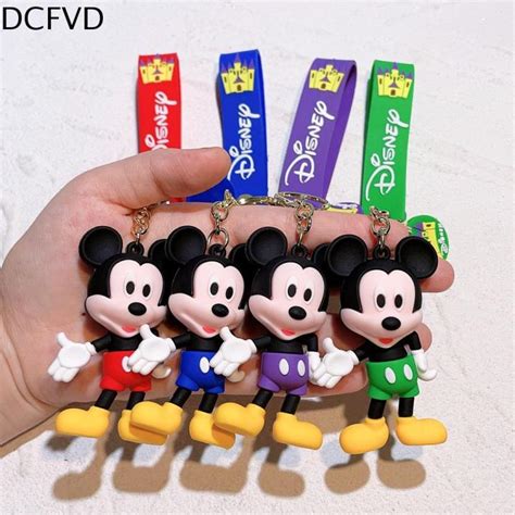Dcfvd การ์ตูนลายการ์ตูน พวงกุญแจอะนิเมะมิกกี้ น่ารักมากๆ จี้ห้อยรถ จี้ห้อยกระเป๋าถือ โซ่กุญแจรถ