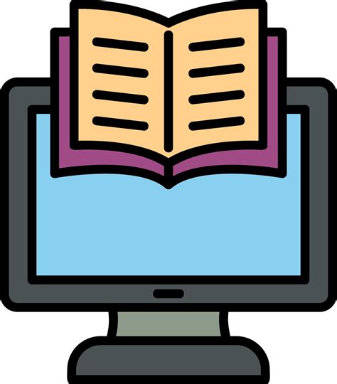 E Book Vector Icon 20320521 Vector Art At Vecteezy