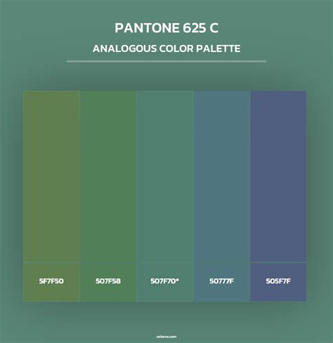 Pantone 625 C Color Palettes