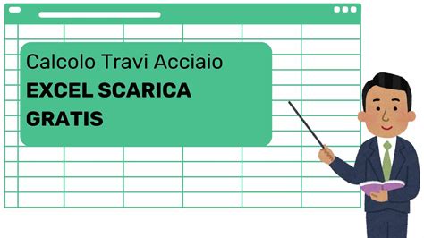 Modello Calcolo Travi Acciaio Excel 2025 📊 Scarica Gratis