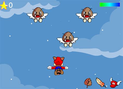 Mario Fly Play Online On Flash Museum 🕹️