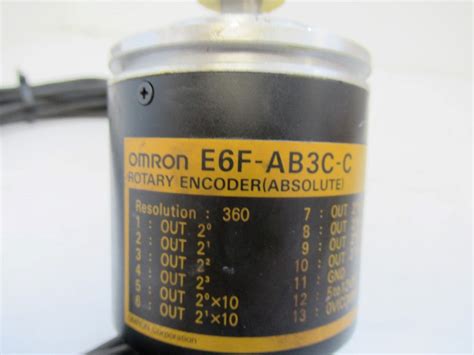 Omron E6f Ab3c C Absolute Encoder Pcm Surplus World