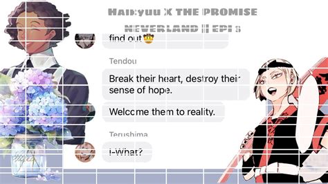 Haikyuu X The Promise Neverland Episode 3 Haikyuu Texts Youtube
