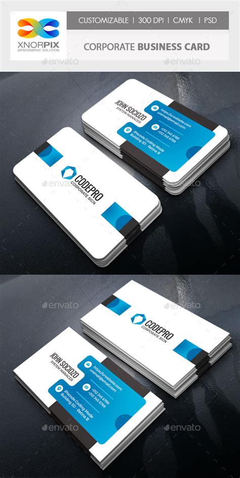 Corporate Business Card Print Templates Graphicriver