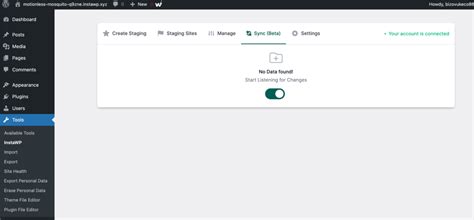 how to move a wordpress website from staging to live instawp