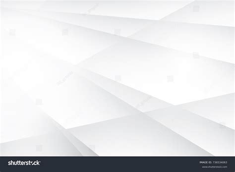 Abstract Geometric White Gray Color Background Stock Vector Royalty Free 736534063 Shutterstock
