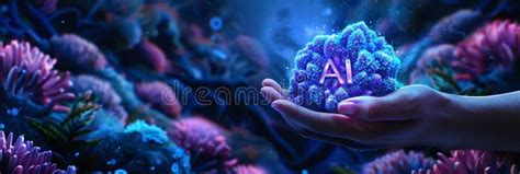 Close Up Of Human Hands With Ai Letters Representing Cutting Edge Artificial Intelligence