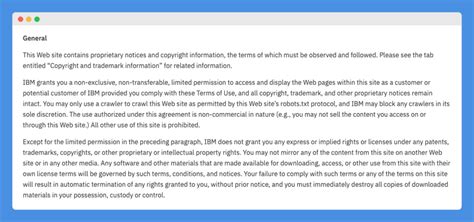 Standard Copyright Statement