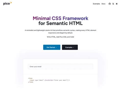 Pico By Picocss A Undefined Template Built At Lightspeed