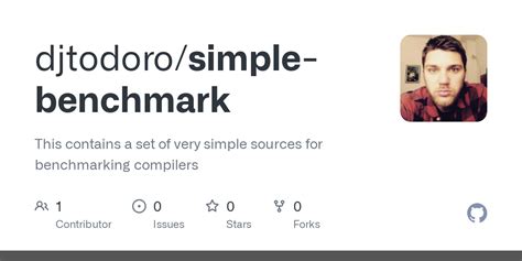 github djtodoro simple benchmark this contains a set of very simple