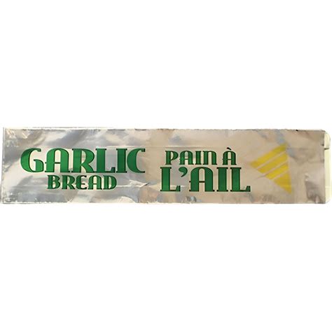 Mcnairn 5 X 2 5 X 21 Stock Print Garlic Bread Foil Bags 500 Cs
