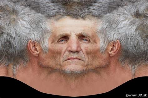Male High Res Head Texture 009 By 3d Sk