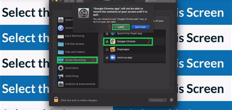 How to enable screen share for Google Chrome in macOS? – Userlytics Help Center