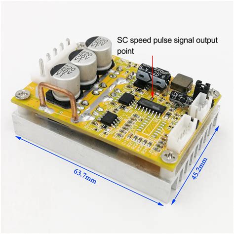 Arelene 1pcs Dc 5 36v 350w Bldc Three Phase Brushless With Hall Motor