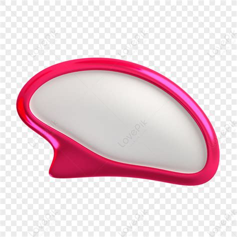 대화 거품 3d 렌더링 핑크 그라데이션사회적인랜더링 Png 일러스트 무료 다운로드 Lovepik