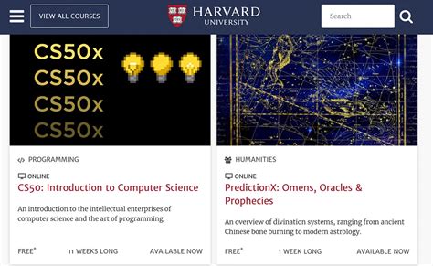 Enroll Now Harvard University Offers 122 Free Online Courses
