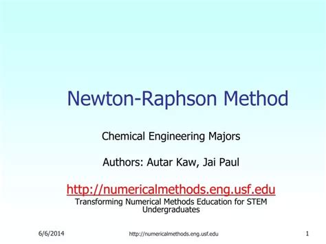 Ppt Newton Raphson Method Powerpoint Presentation Free Download Id