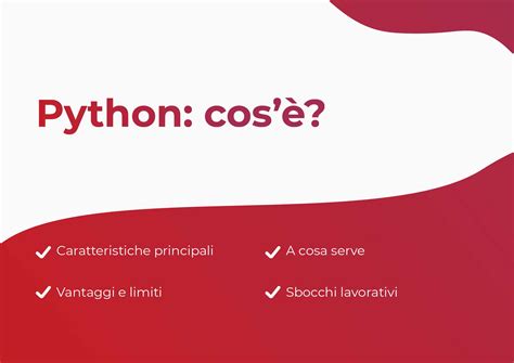 python cos è e perché imparare a utilizzarlo