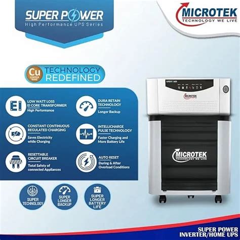 Single Microtek Super Power Inverter For Home 1100va At ₹ 6400 Piece In Bengaluru