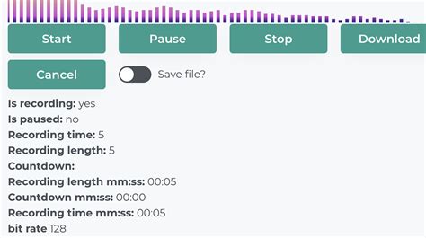 Audio Recorder With Pause Countdown Plugins Bubble Forum