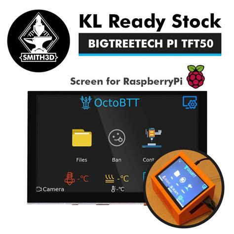 Bigtreetech Pi Tft50 V2 0 For Raspberrypi 3d Printer Lazada