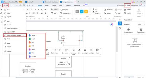 Create A Composite Structure Diagram In MS Visio