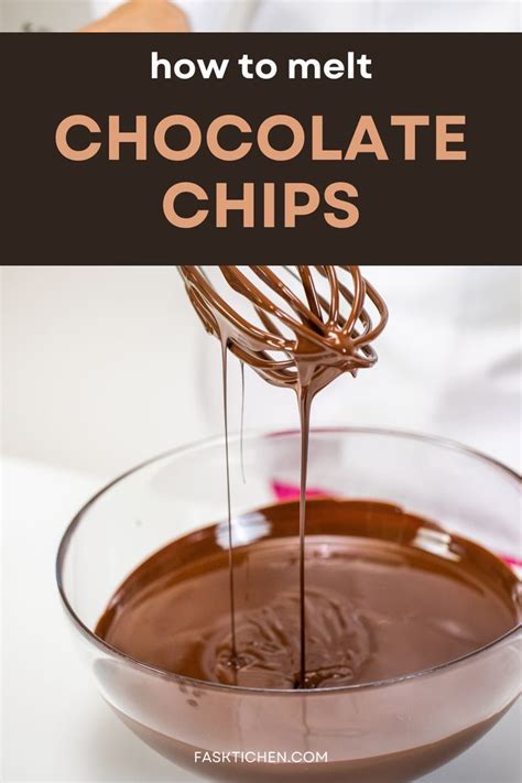How To Melt Chocolate Chips 3 Easy Methods Chocolate Shapes Fruit