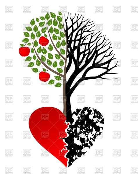Tree Heart Vector At Collection Of Tree Heart Vector
