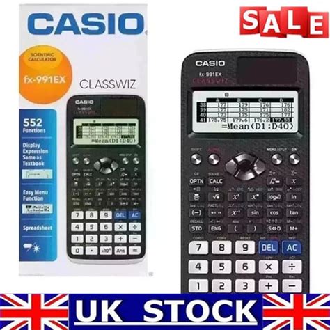 Casio Fx 991ex Classwiz Advanced Engineering Scientific Calculator 552