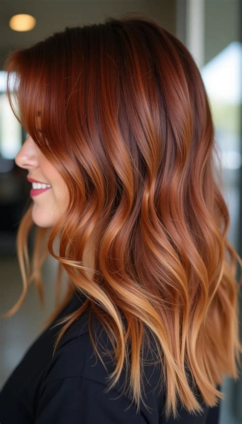 16 Stunning Ways To Rock Copper Hair With Blonde Highlights Cutsplushues