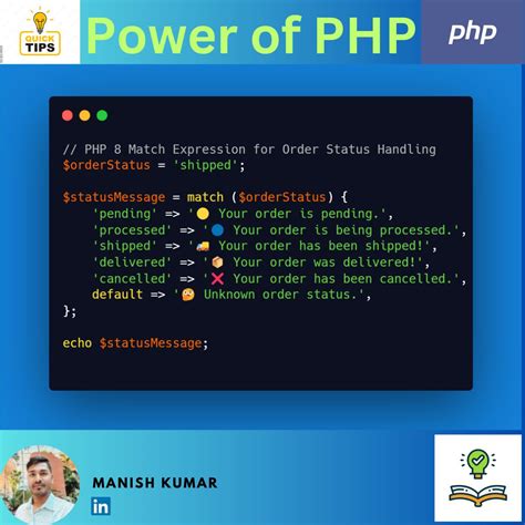 Manish Kumar On Linkedin Php8 Programming Webdevelopment