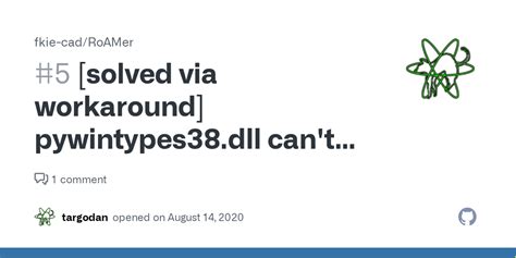 Solved Via Workaround Pywintypes Dll Can T Be Found Python On Windows Ultimate