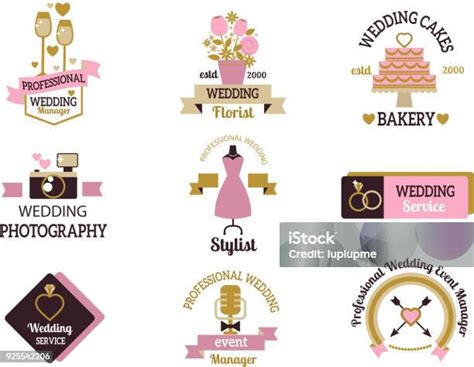 웨딩 벡터 사진 또는 이벤트 기관 로고 배지 카메라 사진 빈티지 템플릿 일러스트 레이 션 패션 스타일리스트에 대한 스톡 벡터 아트 및 기타 이미지 패션 스타일리스트