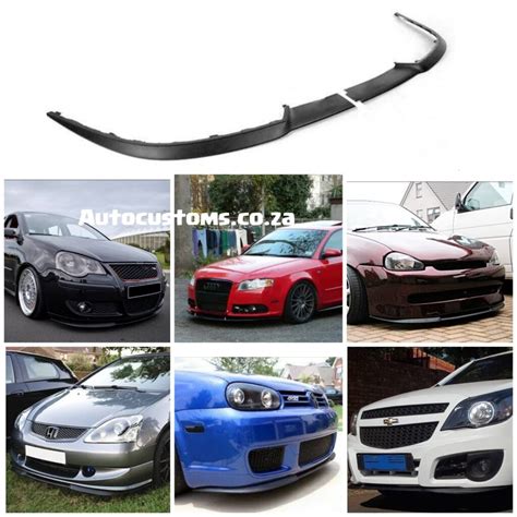 Universal Cupra Front Bumper Lip Auto Customs Cape Town