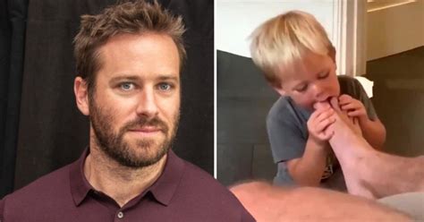 Armie Hammers Wife ‘defends Their Son Sucking His Toes In Instagram