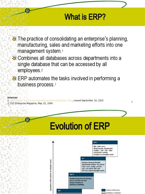 What Is Erp Sources Pdf Total Cost Of Ownership Enterprise Resource Planning
