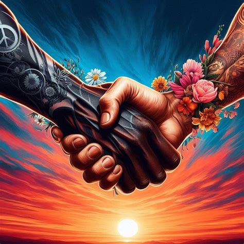 Unity Through Diversity Premium Ai Generated Image