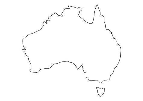 Dibujo De Australia Para Colorear Img 10688