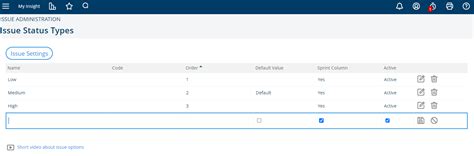 Issue Status Types Project Insight Help Center