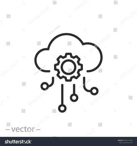 Cloud Api Flat Design