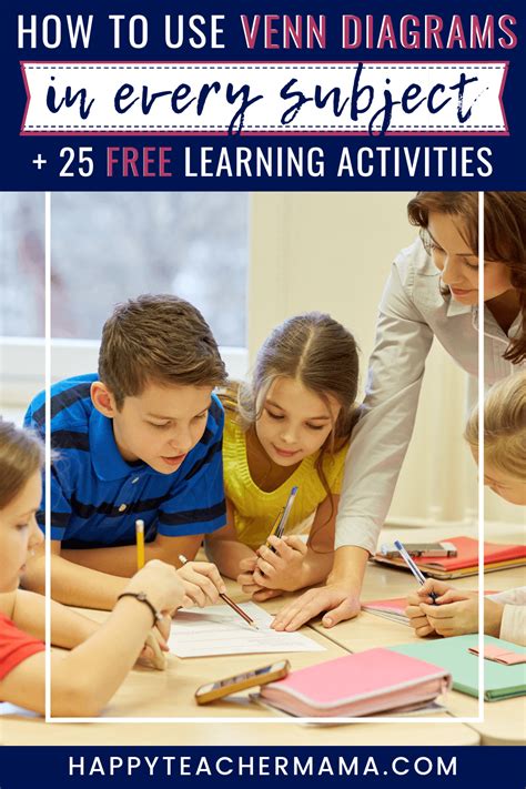 How To Use Venn Diagram Activities In Every Subject Happy Teacher Mama