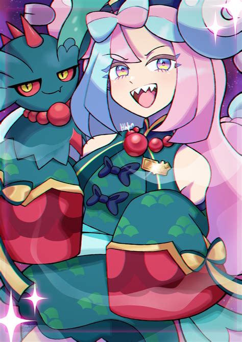 Iono Flutter Mane And Iono Pokemon And 1 More Drawn By Inglebard