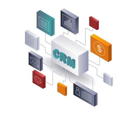 Premium Vector Managing Crm Systems To Drive Business Growth