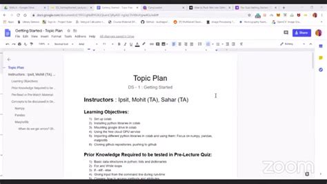 ds 1 getting started lecture youtube