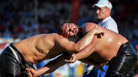In Pics Oil Wrestling Festival Returns In Turkey After A Year Of Halt